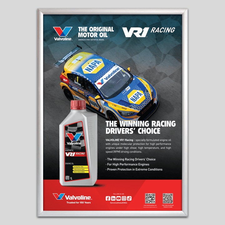 Store PortalXL - Valvoline Distributor Marketplace. Racing Poster