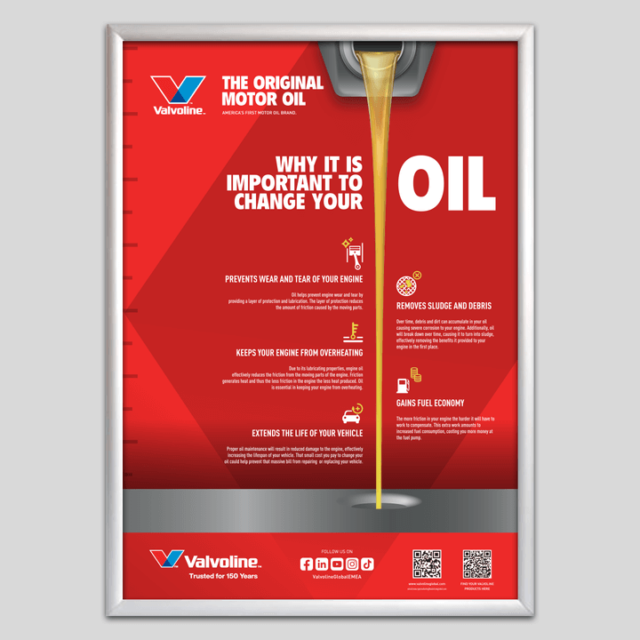 Store PortalXL - Valvoline Distributor Marketplace. Change your Oil Poster